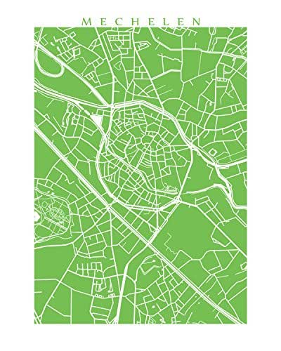 Amazon.com: Mechelen Map Print : Handmade Products