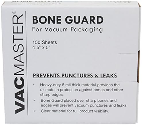 Amazon.com: VacMaster Vacuum Packaging Bone Guard Sheets, 4.5-Inch by 5 ...