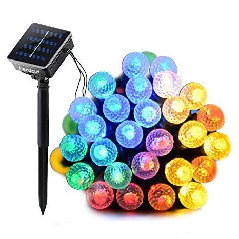 Hardoll 30 LED Solar String Decorative Figured Ball Diwali Decoration ...