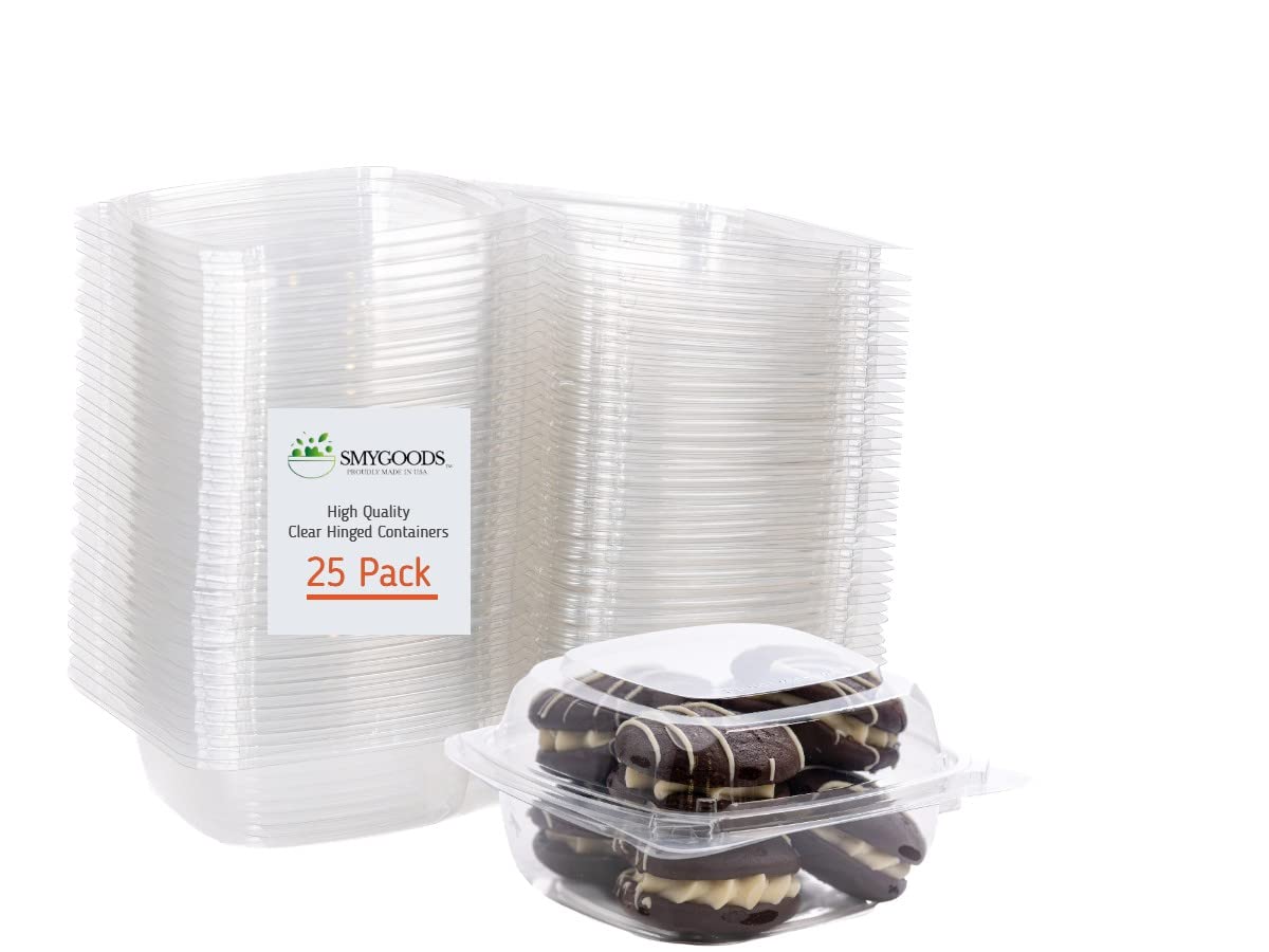 Amazon.com: Smygoods Dessert Containers, (Pack of 25-6x6x3) Dessert ...