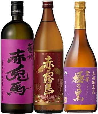 Amazon.co.jp: Shochu Drinking Comparison Set with Red Kirishima! Fruit ...