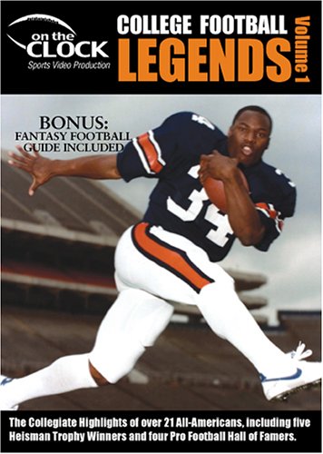Amazon.com: College Football Legends of Pro Football, Volume 1 [DVD ...