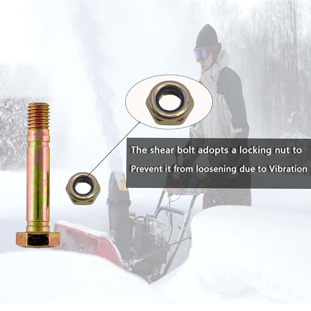 Ariens Snowblower Rotary Shear Pin With Lock Nut For Ariens Snow ...