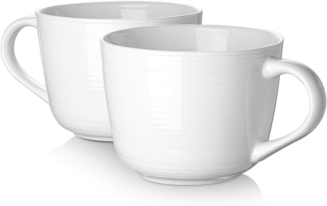 Amazon.com: Amuse- Professional Gourmet Extra Large Coffee & Latte Mug ...