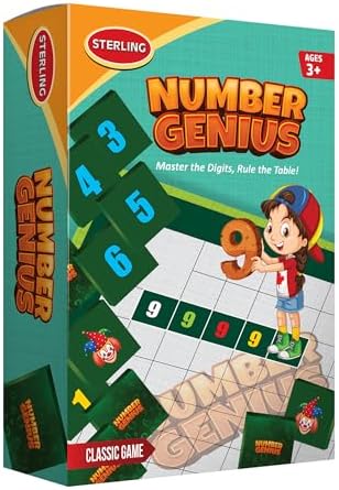 Buy Sterling Number Genius Board Game – Fun Math & Number Learning Game ...