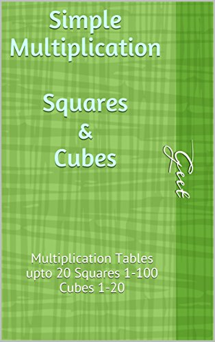 Simple Multiplication Squares & Cubes: Multiplication Tables upto 20 ...