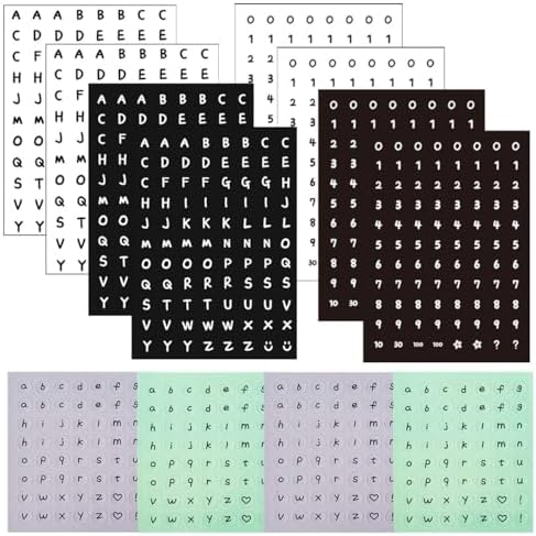 2800 PCS 40 Sheets Alphabet Letter Stickers, Craft Letters Stickers ...
