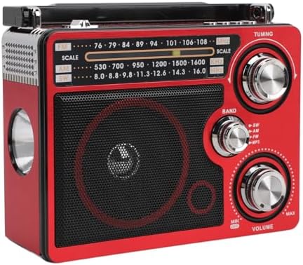 Amazon.com: Zunate Full Band Portable Shortwave Radio, AM FM SW LW ...