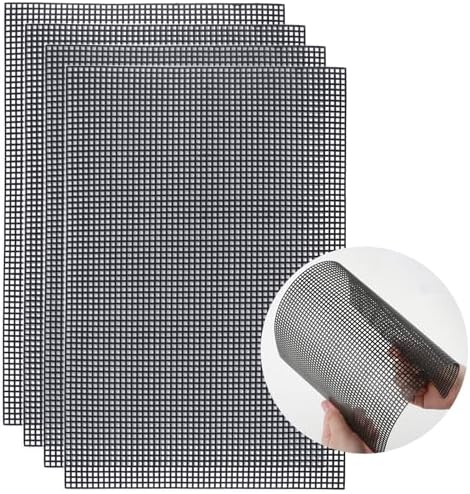 Aster 4 Pieces 4 Count Plastic Mesh Canvas Sheets for Embroidery ...