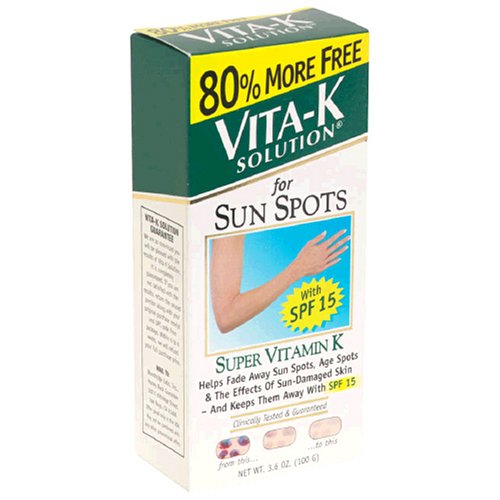Amazon.com : Vita-K Solution Super Vitamin K for Sun Spots, SPF 15 ...