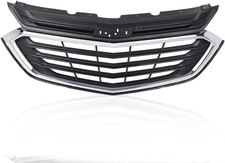 Amazon.com: KARPAL Chrome Front Upper + Lower Bumper Grille Set Compatible With 2016 2017 ...