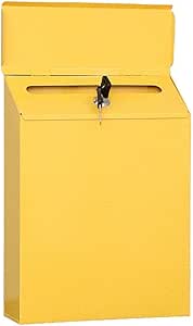 KLKCMS Modern Lockable Mailbox Hanging Locking Box Durable Key ...