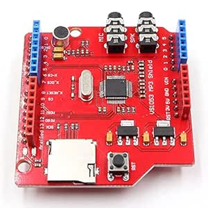 RedTagCanada VS1053 VS1053B Stereo Audio MP3 Player Shield Record ...