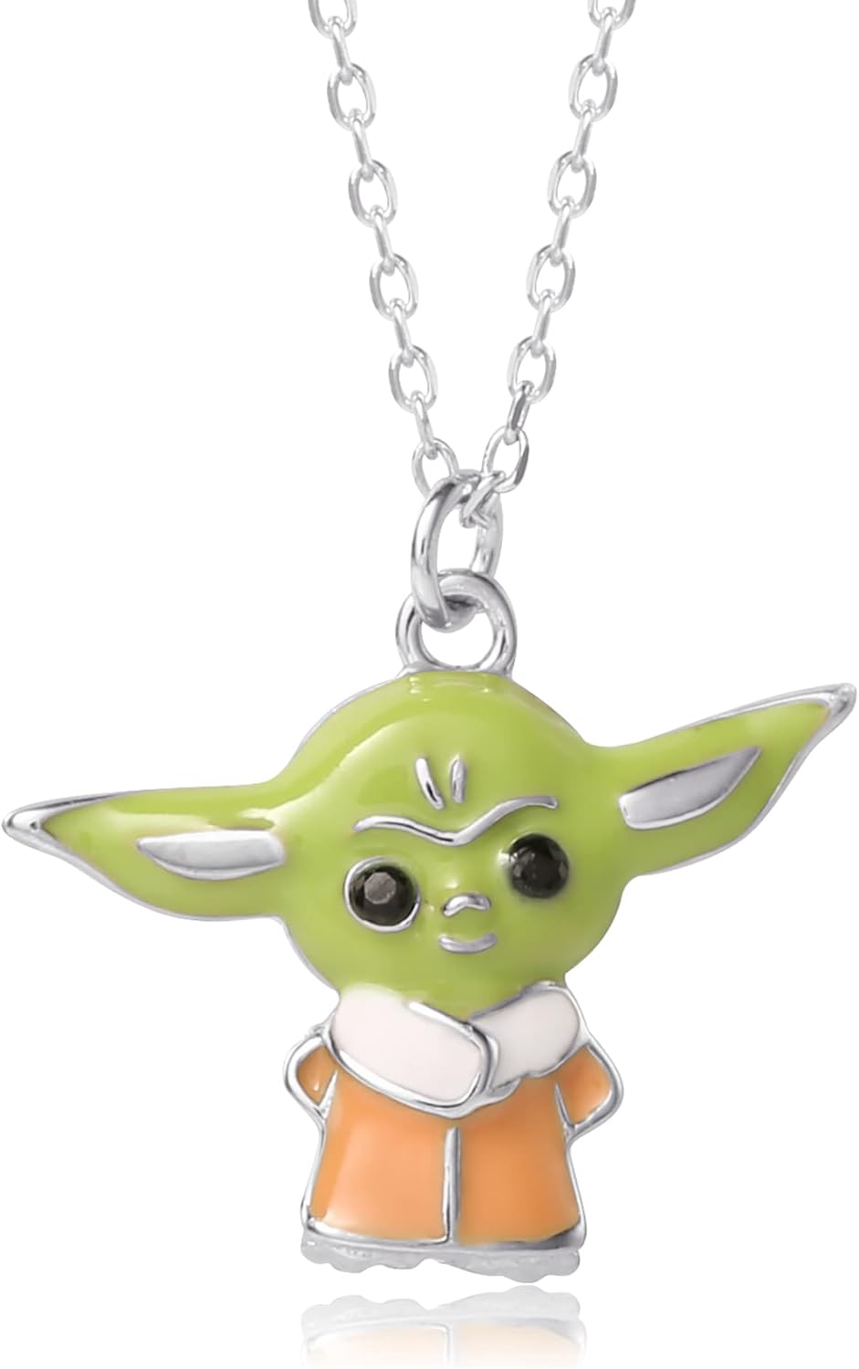 Amazon.com: Disney Star Wars The Mandalorian Grogu Sterling Silver ...