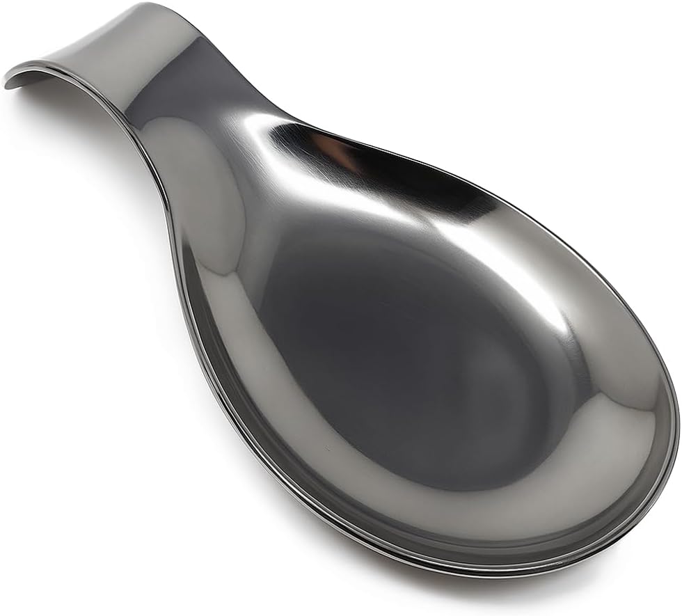 LS Kitchen - Kitchen Spoon Rest - Stainless Steel Kitchen Spoon Holder ...