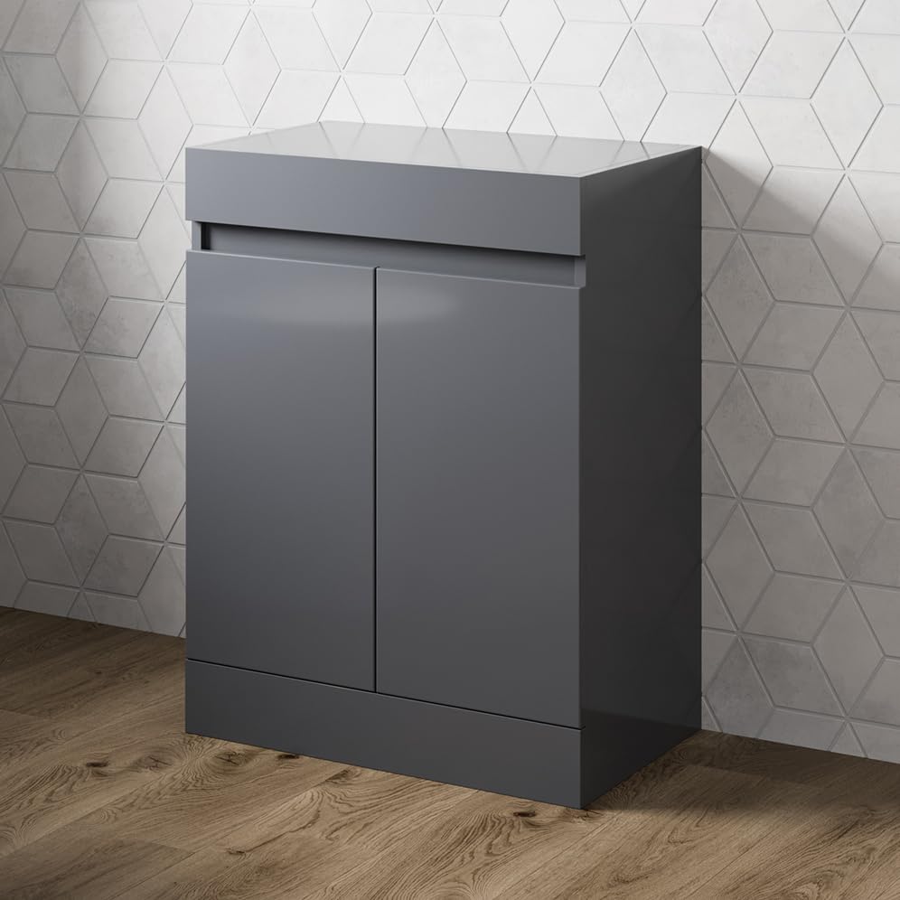 Artis Modern Bathroom Floor Standing Vanity Unit Top Board Countertop ...