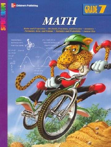 Spectrum Math, Grade 7 (Trade Math): Carson-Dellosa Publishing ...