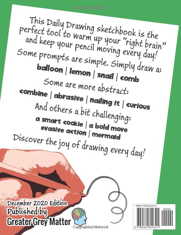 Snapklik.com : 365 Drawing Prompts Sketchbook: The Sketchbook That ...