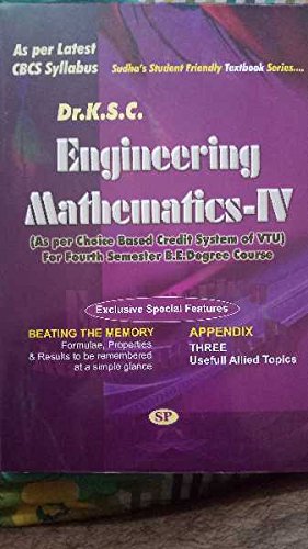 KSC Engineering Mathematics- 4 : Amazon.in: Books