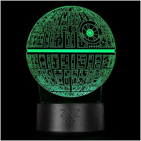 AIRUEEK 3D Star Wars Lamps,Illusion Star Wars Night Light 16 Colors ...