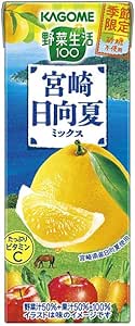 Amazon.co.jp: カゴメ 野菜生活100 宮崎日向夏ミックス 195ml紙パック×24本入 : 食品・飲料・お酒