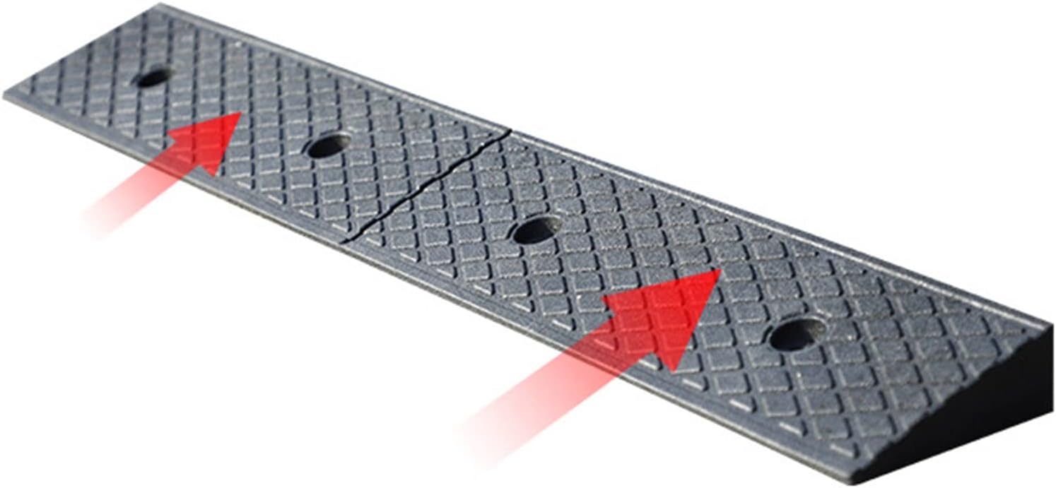 Amazon.com: WORDFUN Rubber Loading Ramps, 100 * 15cm Hard Step Ramp ...
