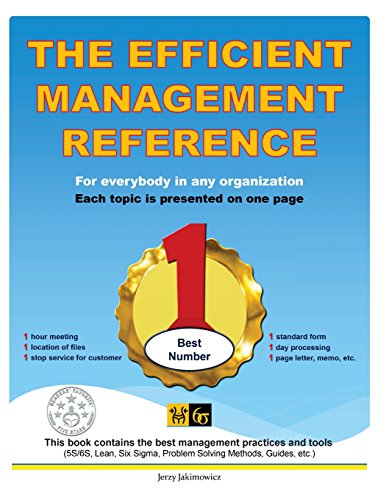 Book review of The Efficient Management Reference - Readers' Favorite ...