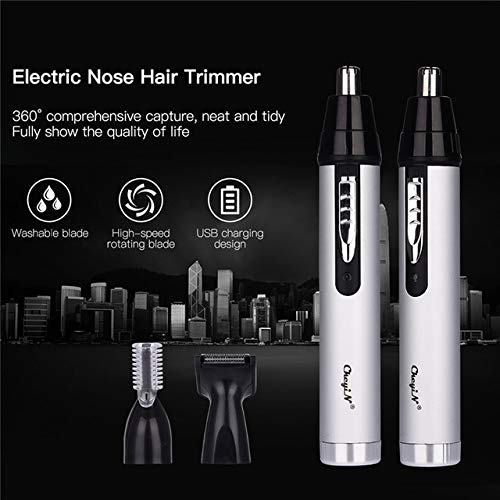 HI5 3 in1 Electric Ear Nose Trimmer Eyebrows Razor Rechargeable Nose ...