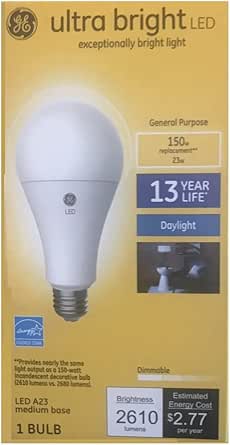LED Light Bulb, Ultra Bright, 23-Watts, 2,610 lumens - Amazon.com