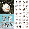 Amazon.com: iMagitek 36 Pcs Snowman Face Stickers for Christmas ...