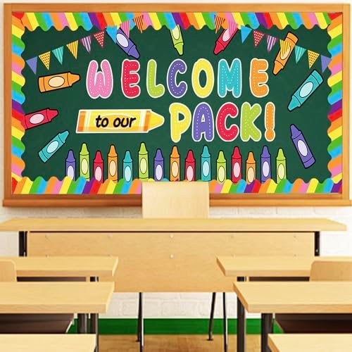 Amazon.com: BCCSNNM 79Pcs Welcome Back to School Bulletin Board ...