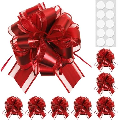 Amazon.com: SZXFUWEI Pull Bows for Gift Wrapping: 8 PCS 6-Inch ...