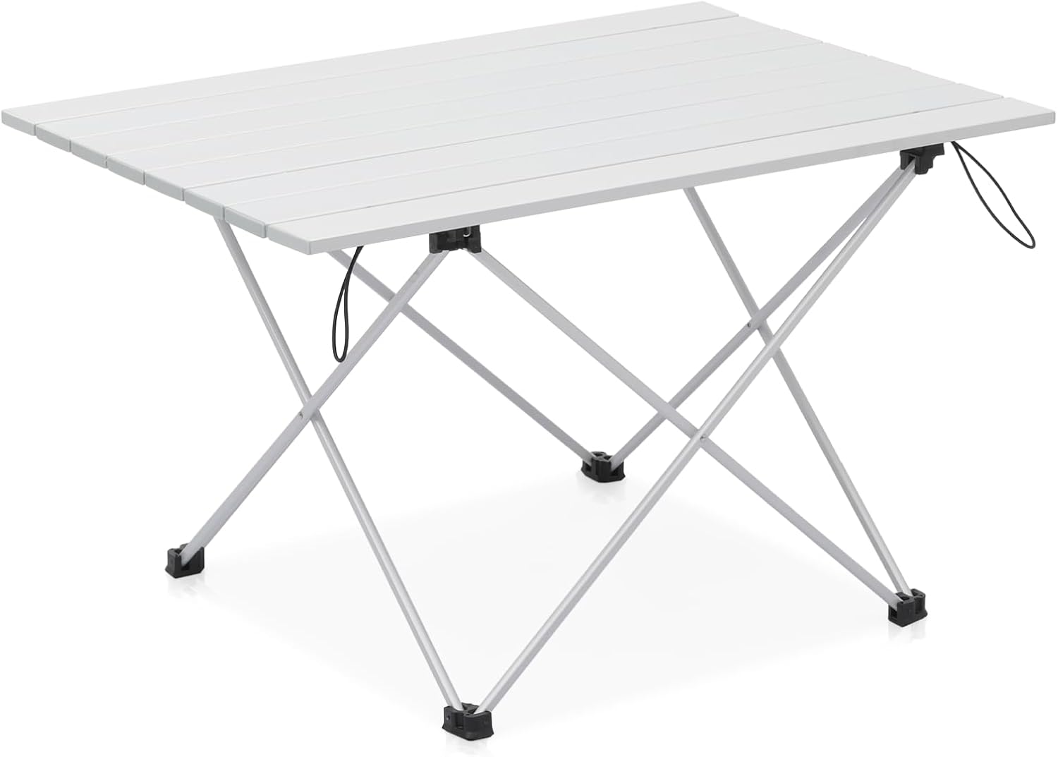 Amazon.com: Magshion Folding Camping Table with Aluminum Table Top and ...