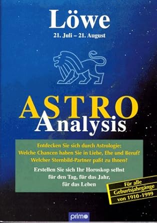 Astro-Analysis, Löwe: unknown author: 9783442550760: Amazon.com: Books
