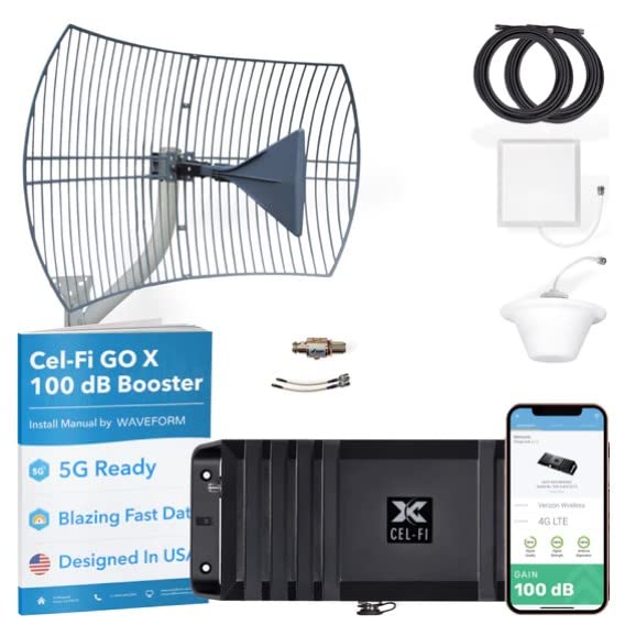 GO X w/Grid Parabolic Antenna Bundle | Cell Phone Booster for Homes ...