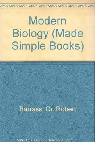Modern Biology (Made Simple Books): Amazon.co.uk: Barrass, Dr. Robert ...