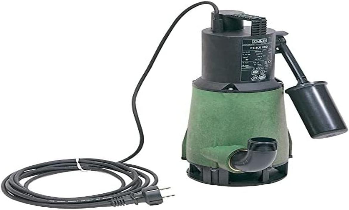 DAB FEKA 600 M-A – Pompe submersible avec flotteur pour drainage eaux usées à usage domestique 0 ...