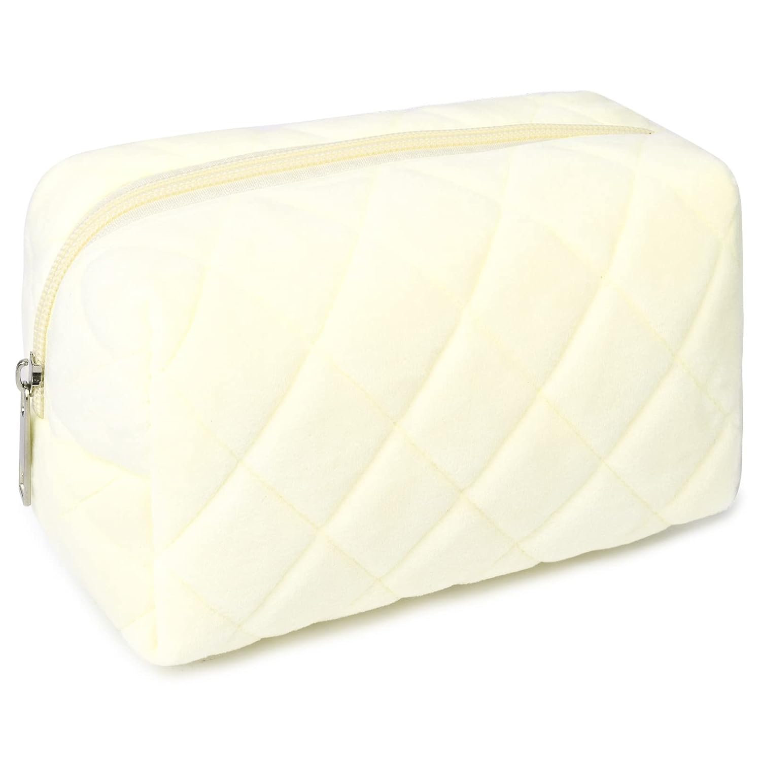 Amazon.com: SOIDRAM Makeup Bag Plush Cosmetic Bag Cute Aesthetic Makeup ...