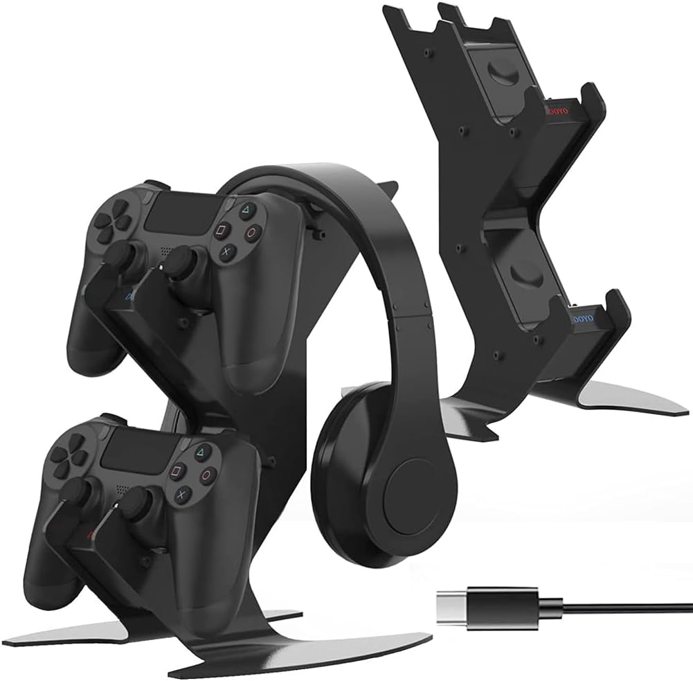Amazon.com: PS4 Controller Charger Stand, USB Charging Dock Station ...