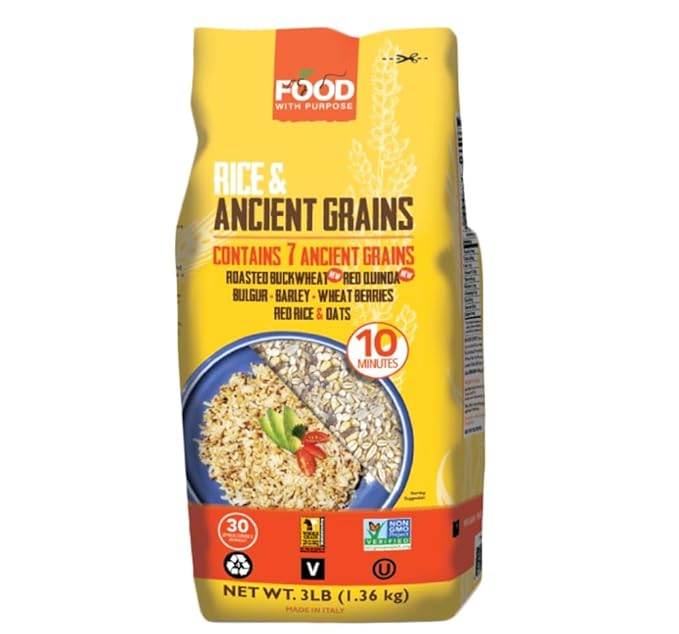 Amazon.com : Food With Purpose Rice & Ancient Grains : Grocery ...