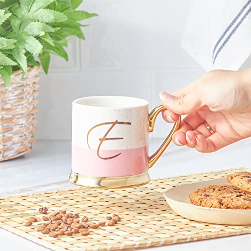 Snapklik.com : Letter E Porcelain Mug, 330ml, Pleasant Design ...