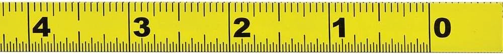 Right-to-Left, Self-Adhesive Rule, 6 Ft. Length - - Amazon.com