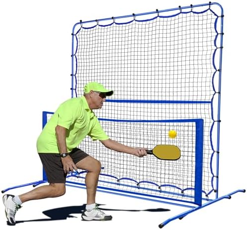 Versatile Mini Pickleball Net, 6ft x 6ft Rebound Training Net & 6ft x 3 ...