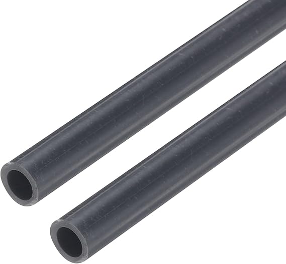 Amazon.com: MECCANIXITY 1/4 Inch PVC Rigid Tube Round Pipe Tubing ...
