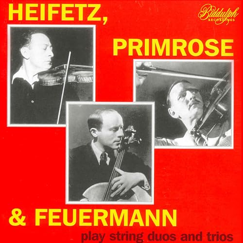 Play Halvorsen, Mozart & Dohnányi: Chamber Works by Jascha Heifetz ...