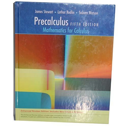 Precalculus: Mathematics for Calculus, Enhanced Review 5th Edition ...