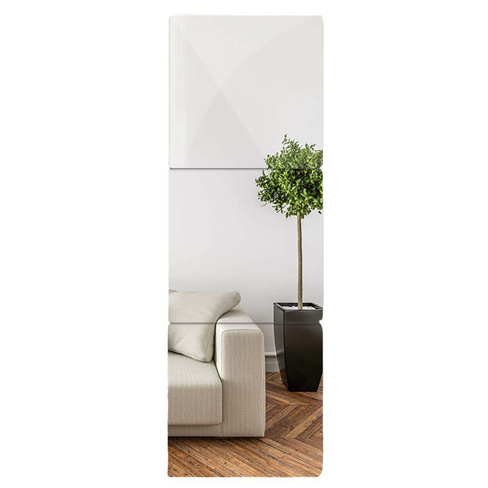 Amazon.co.jp: TUYOBI 貼る鏡 割れない 壁掛け鏡 ミラー 30×30CM 3枚セット 全身鏡 ダンス鏡 枠なし 軽量 取り付けタイプ DIY式 取付簡単 防水 洗面鏡 ...