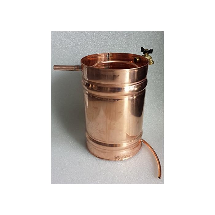 Buy Stampede Stills 2 Gallon Copper Moonshine Still Condenser (Chiller ...