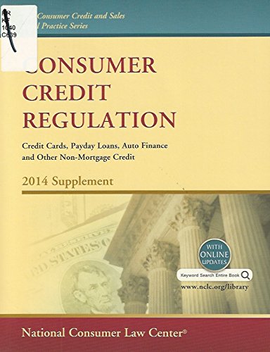 Consumer Credit Regulation: Credit Cards, Payday Loans, Auto Finance ...
