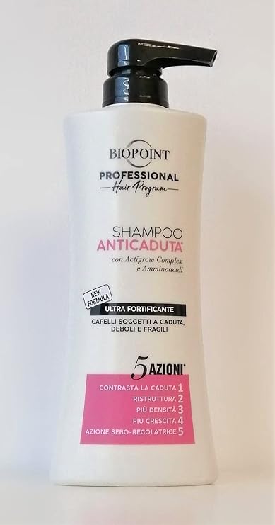 Biopoint Professional 5 Azioni Shampoo Anticaduta Ultra Fortificante ...